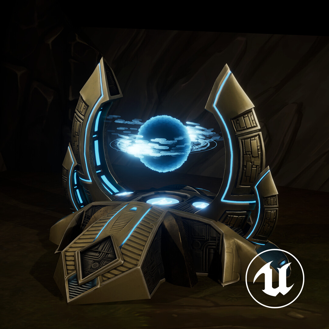 ArtStation - StarCraft2 Gateway/Warpgate Niagara FX (Fan Art)