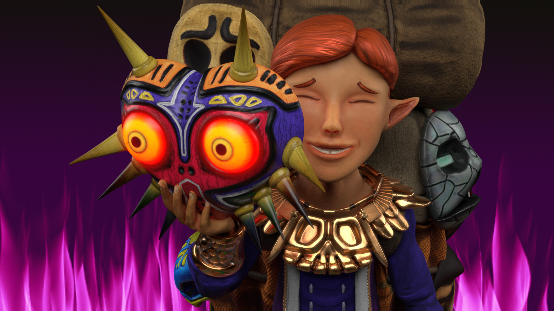 ArtStation - Majora's Mask & Happy Masksalesman