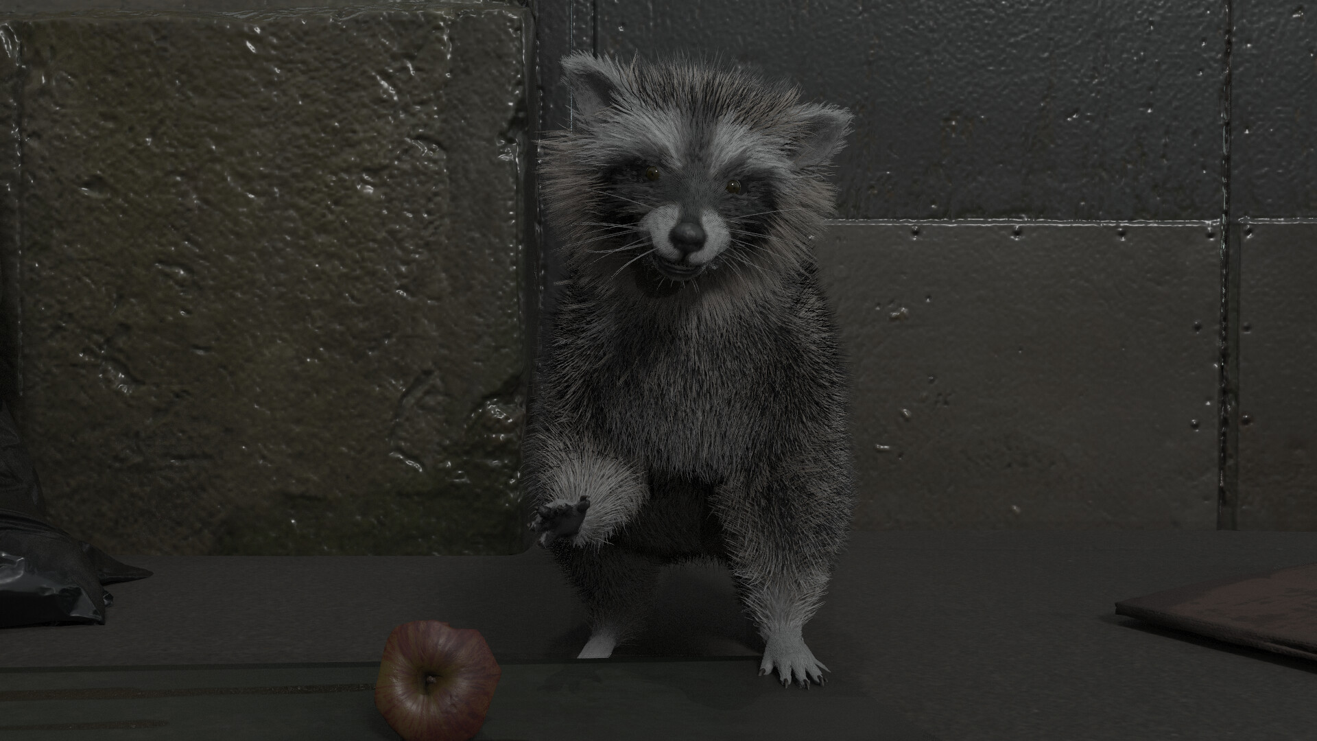 ArtStation - Raccoon - the daily life of a trash panda