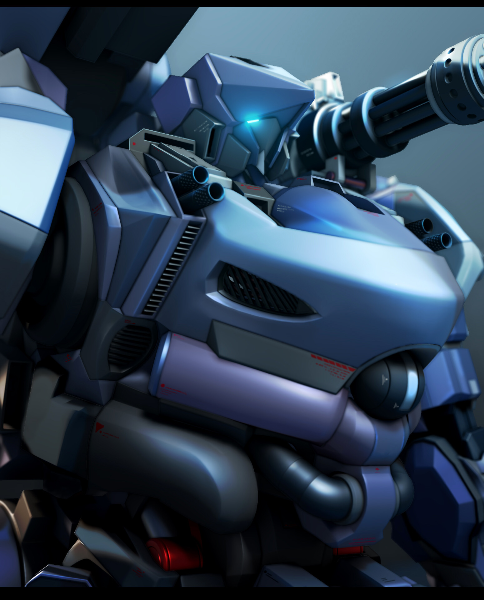 ArtStation - BIG GUN MECHA