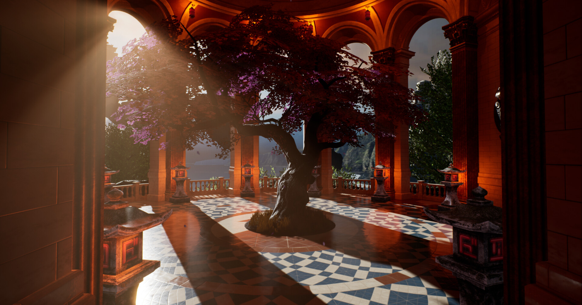 ArtStation - Flying Temple / UE5