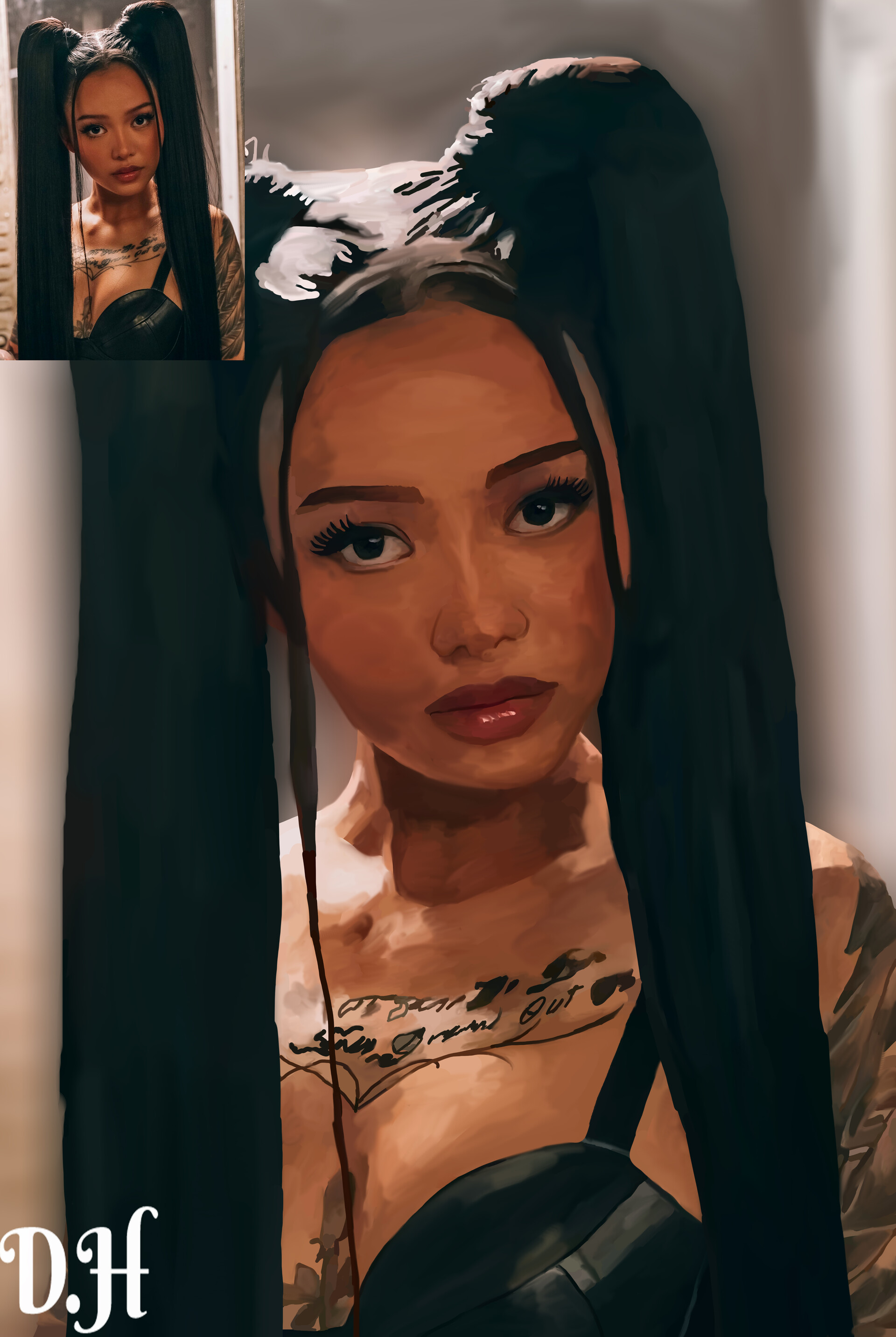 ArtStation - Portrait - Bella Poarch