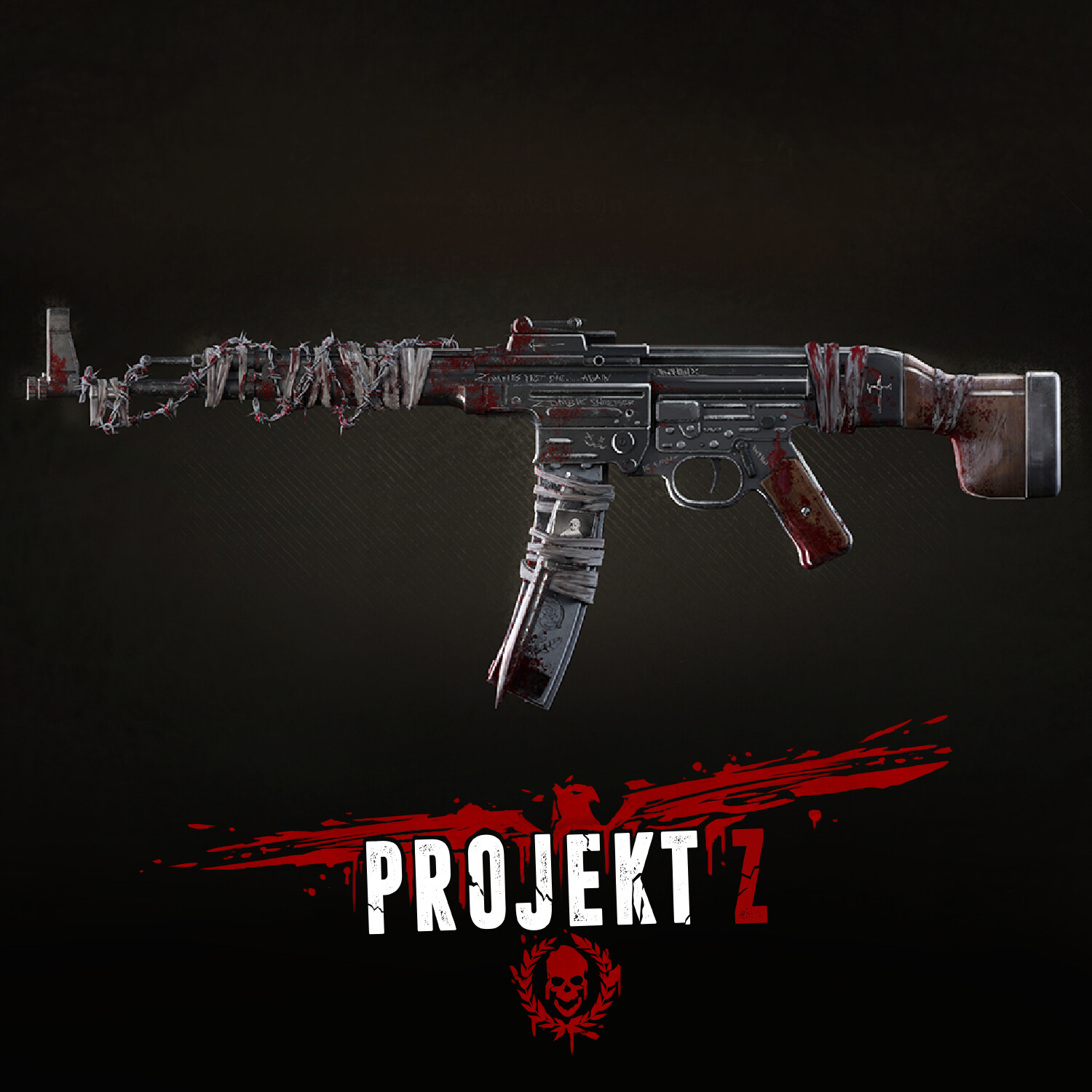 ArtStation - Weapon Skins - "Projekt Z" (Zombie)