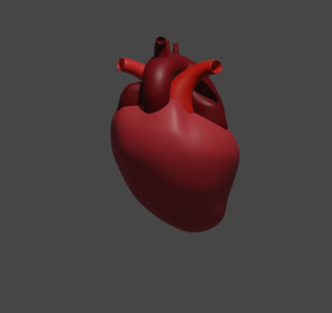 ArtStation - Low Poly heart