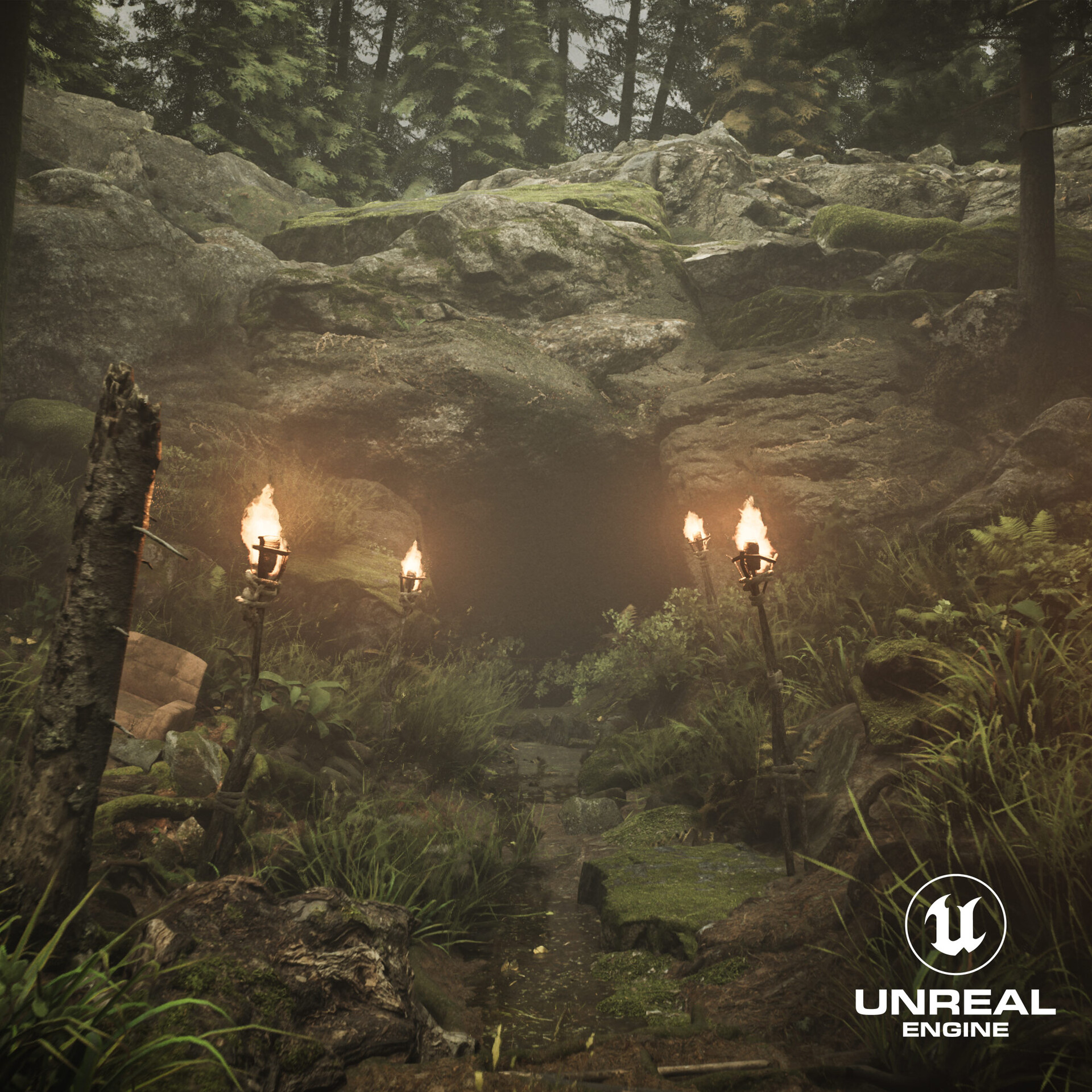 ArtStation - Cinematic and ingame of My Dark Cave Unreal Engine 5 Lumen ...