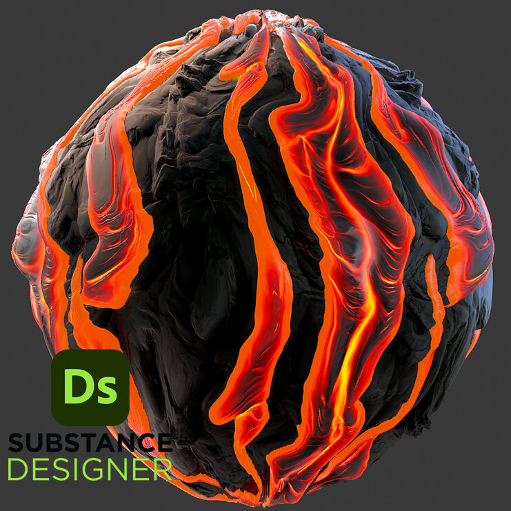 ArtStation - Stylized Lava - Substance 3D Designer