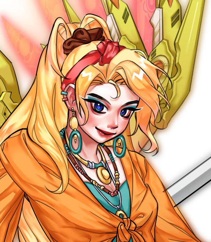 ArtStation - OVERWATCH - Mercy skin design