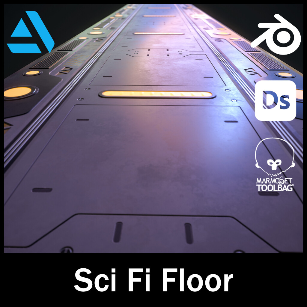 ArtStation - Sci-fi Floor.