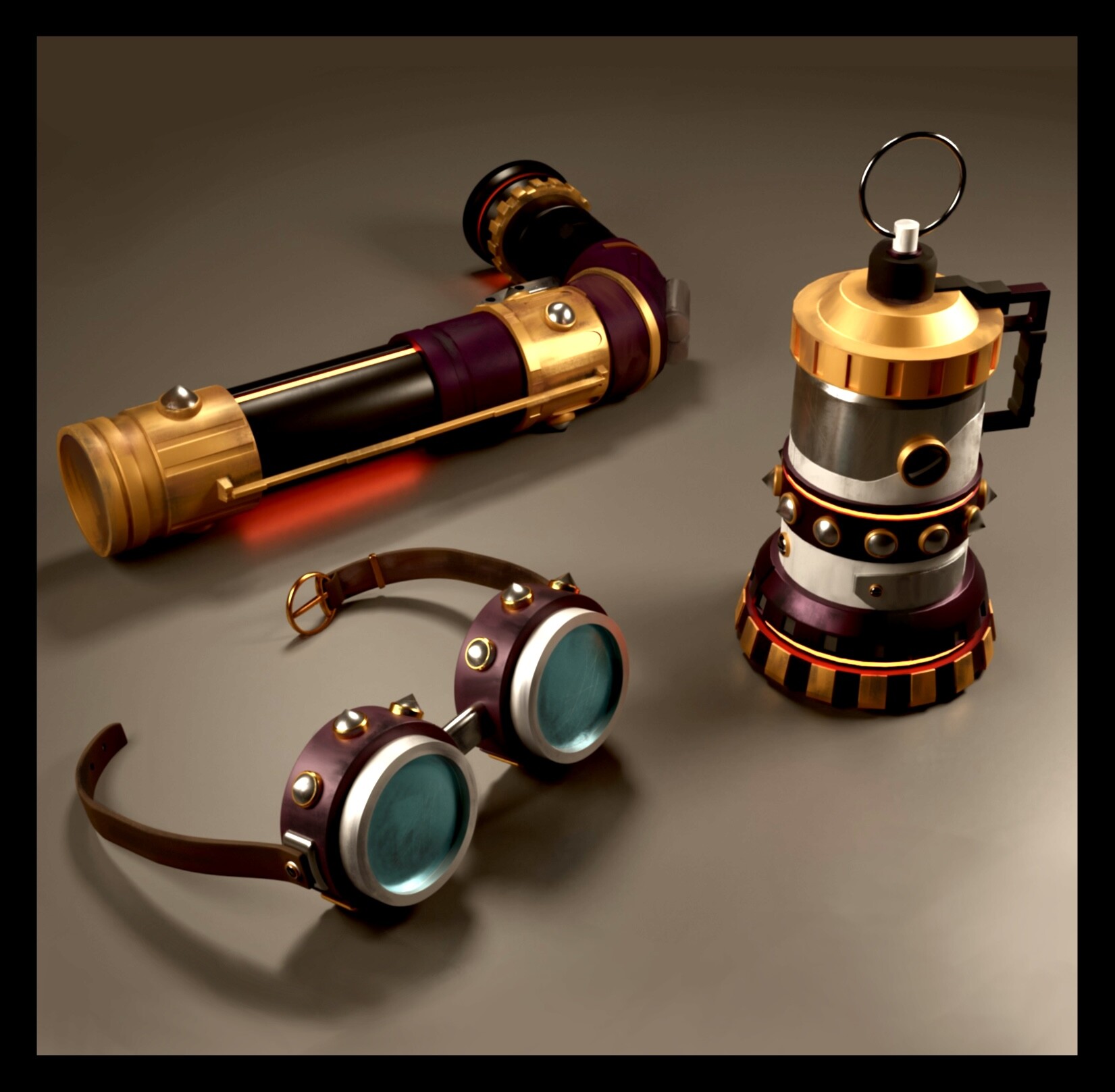 ArtStation - Steam Punk - Props