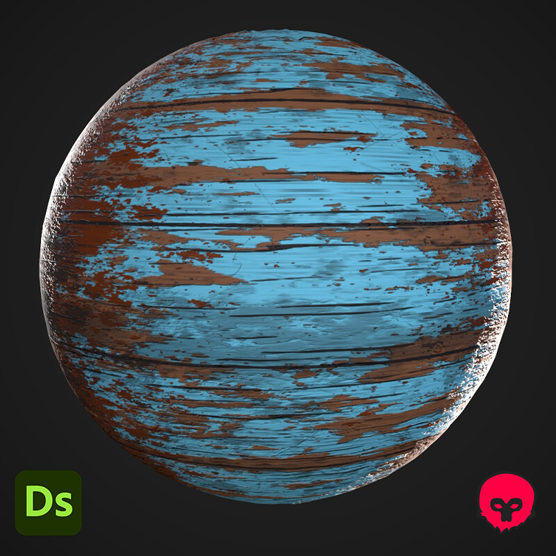 ArtStation - Old Blue Wood