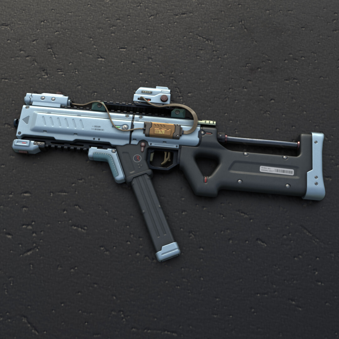 ArtStation - 3D Sci-fi PDW (game-ready)