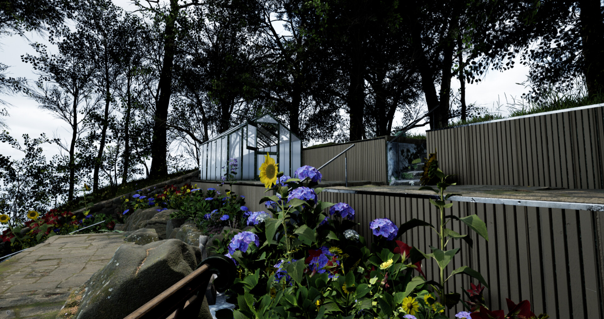 ArtStation - Unreal Engine Garden Design with 3d Scan