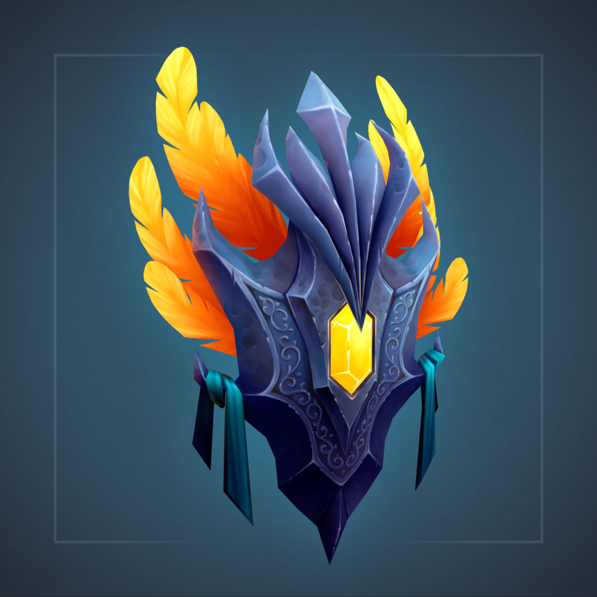 ArtStation - Elven shield - Handpainted texturing