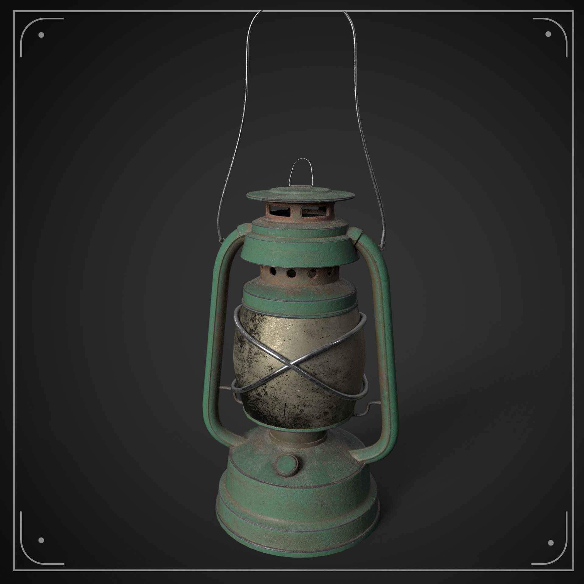 ArtStation - Old oil lantern