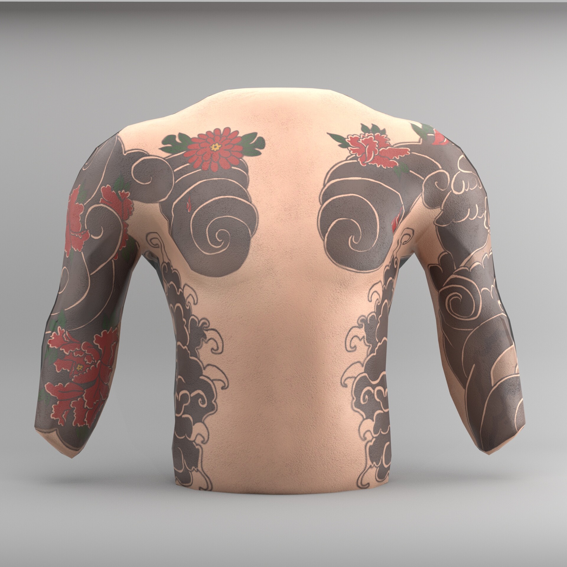 ArtStation - Japanese inspired bodysuit