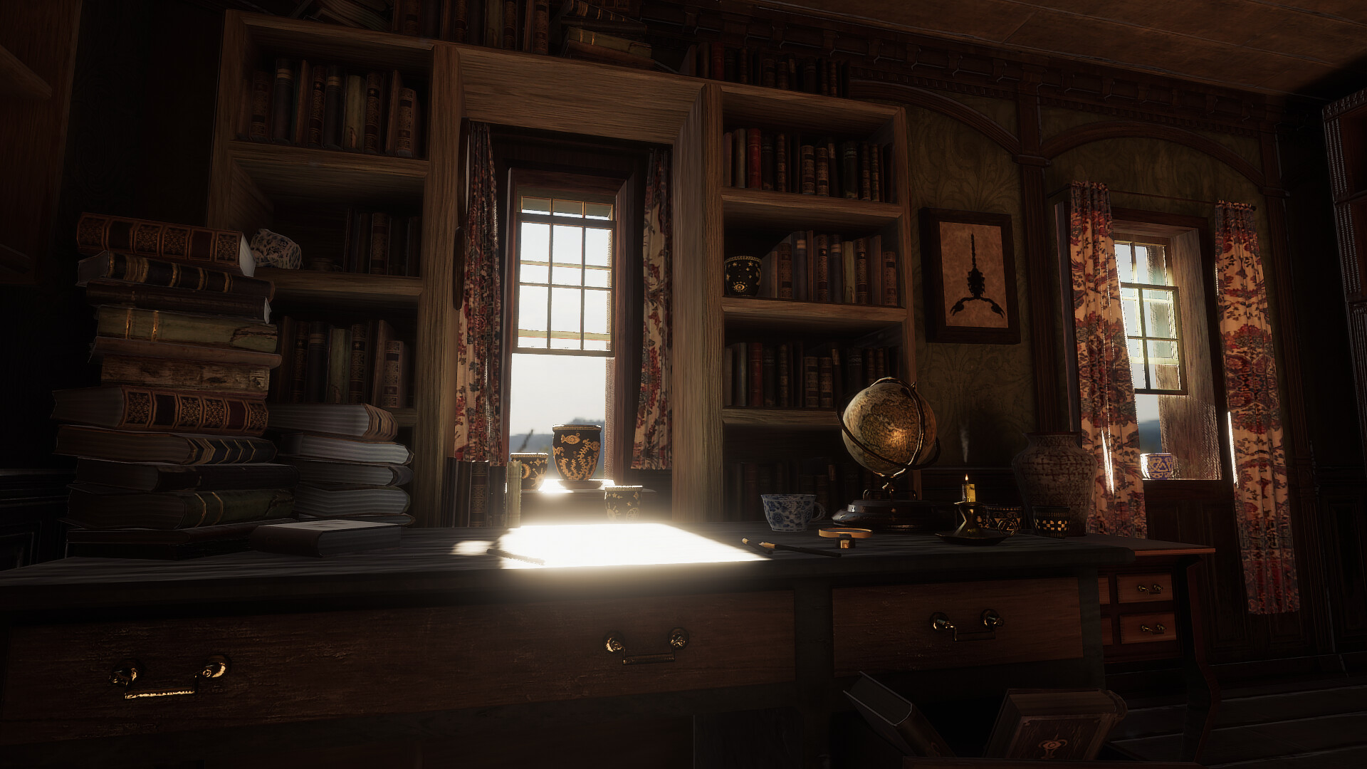 ArtStation - The Room of a Bookworm (Level Art)