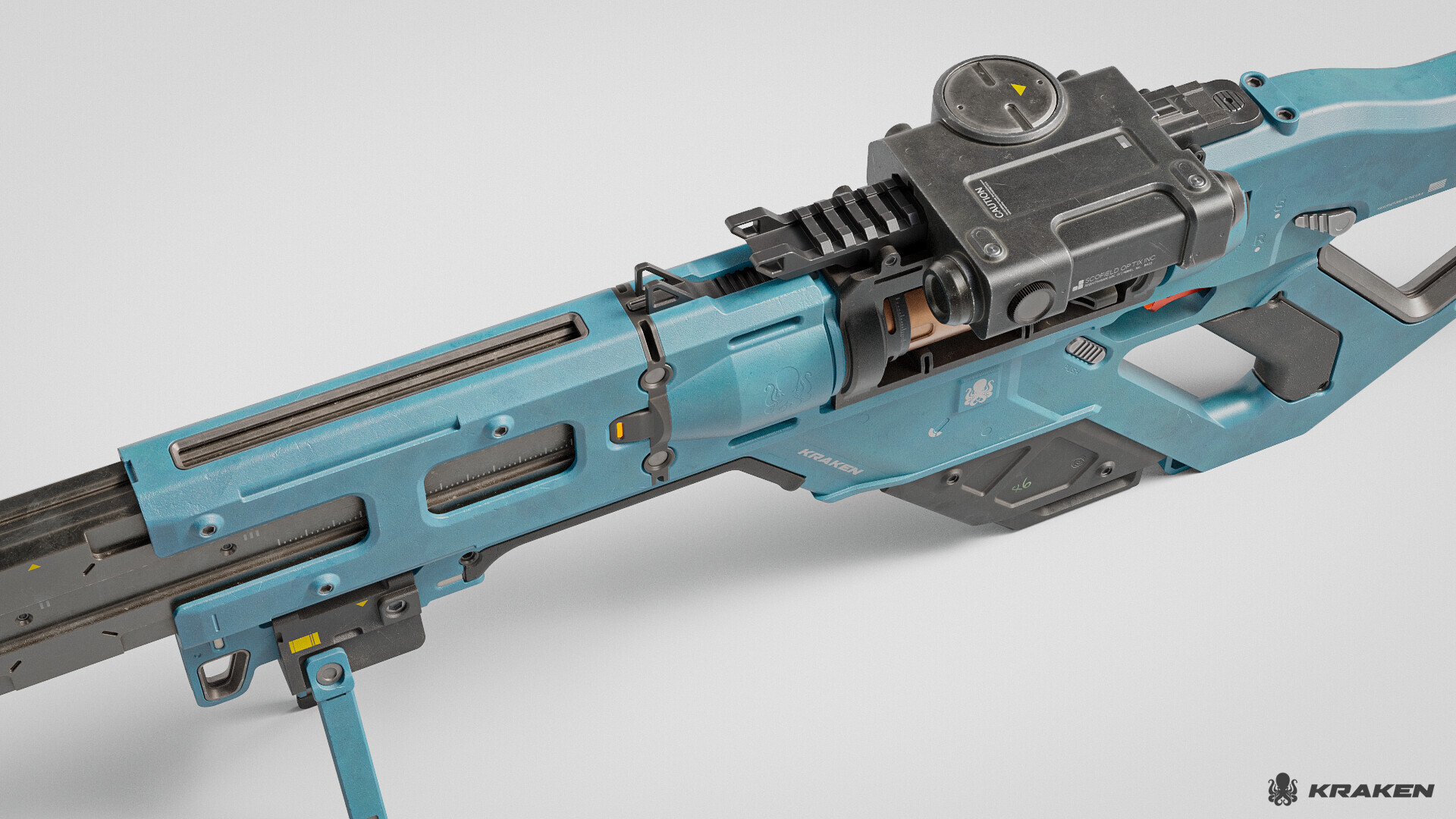 ArtStation - Work from concept: The Kraken EMP Rifle