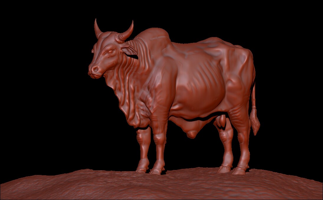 ArtStation - Bull 3D Model