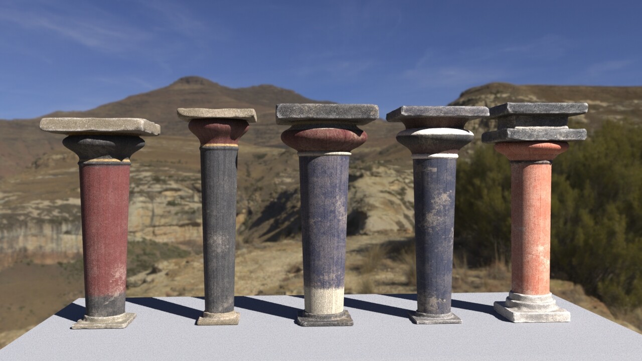 ArtStation - Minoan Columns