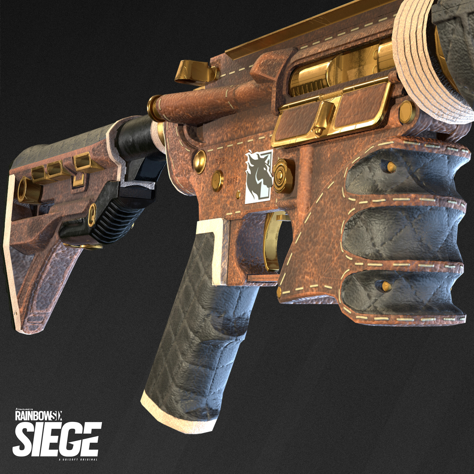 ArtStation - Tom Clancy's Rainbow Six Siege - Padded Hide Weapon Skin ...