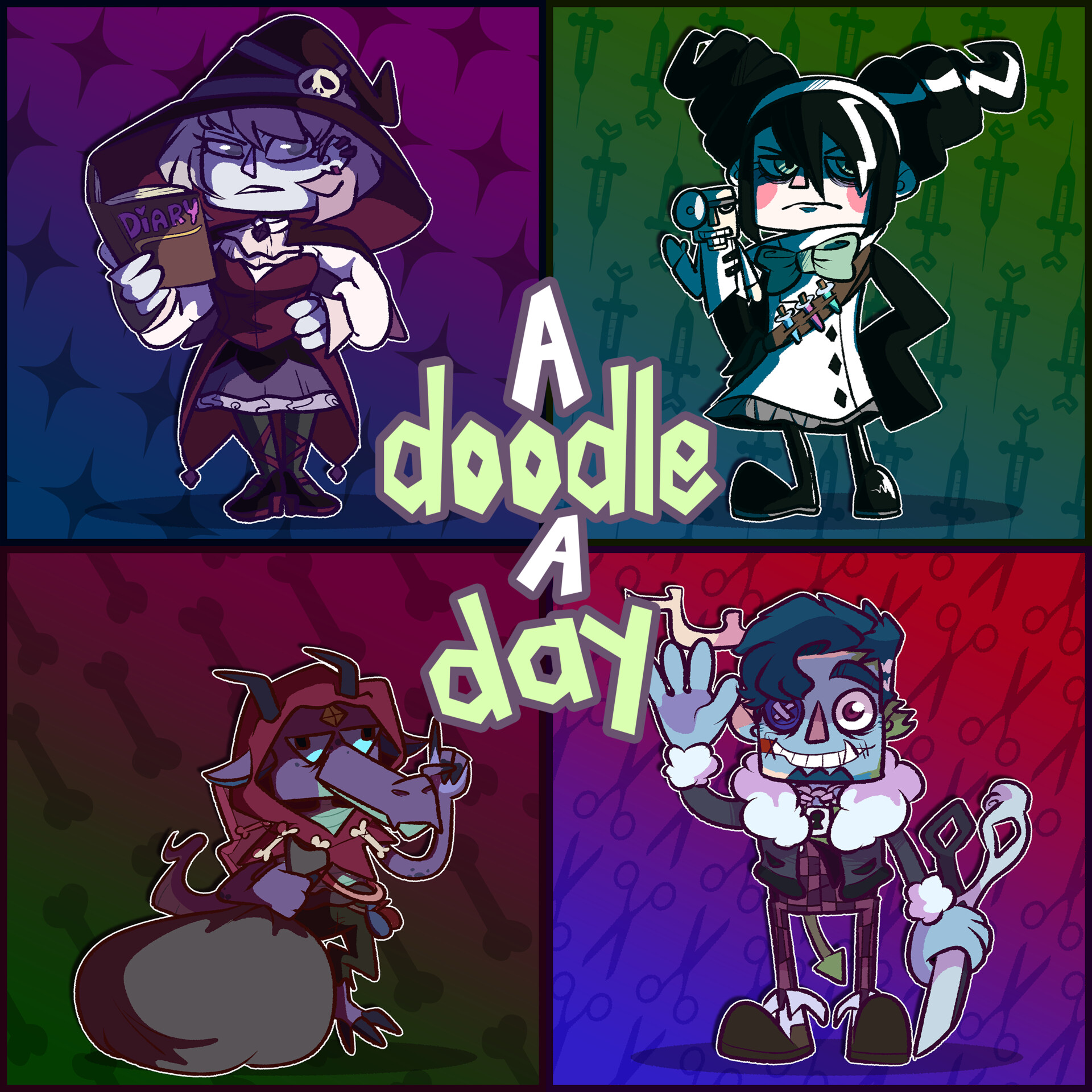 ArtStation - A-Doodle-A-Day [Every day in May]