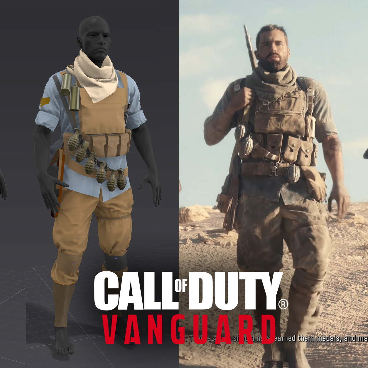 ArtStation - Call of duty Vanguard Outfits ClothFx