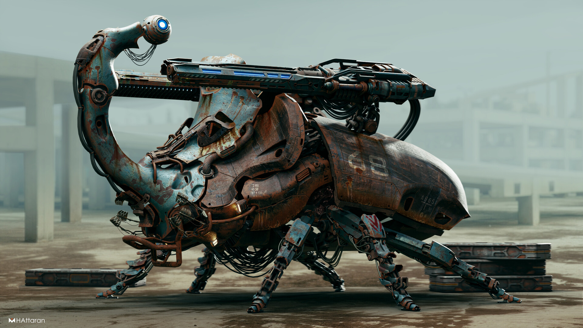 ArtStation - Rhinoceros Beetle