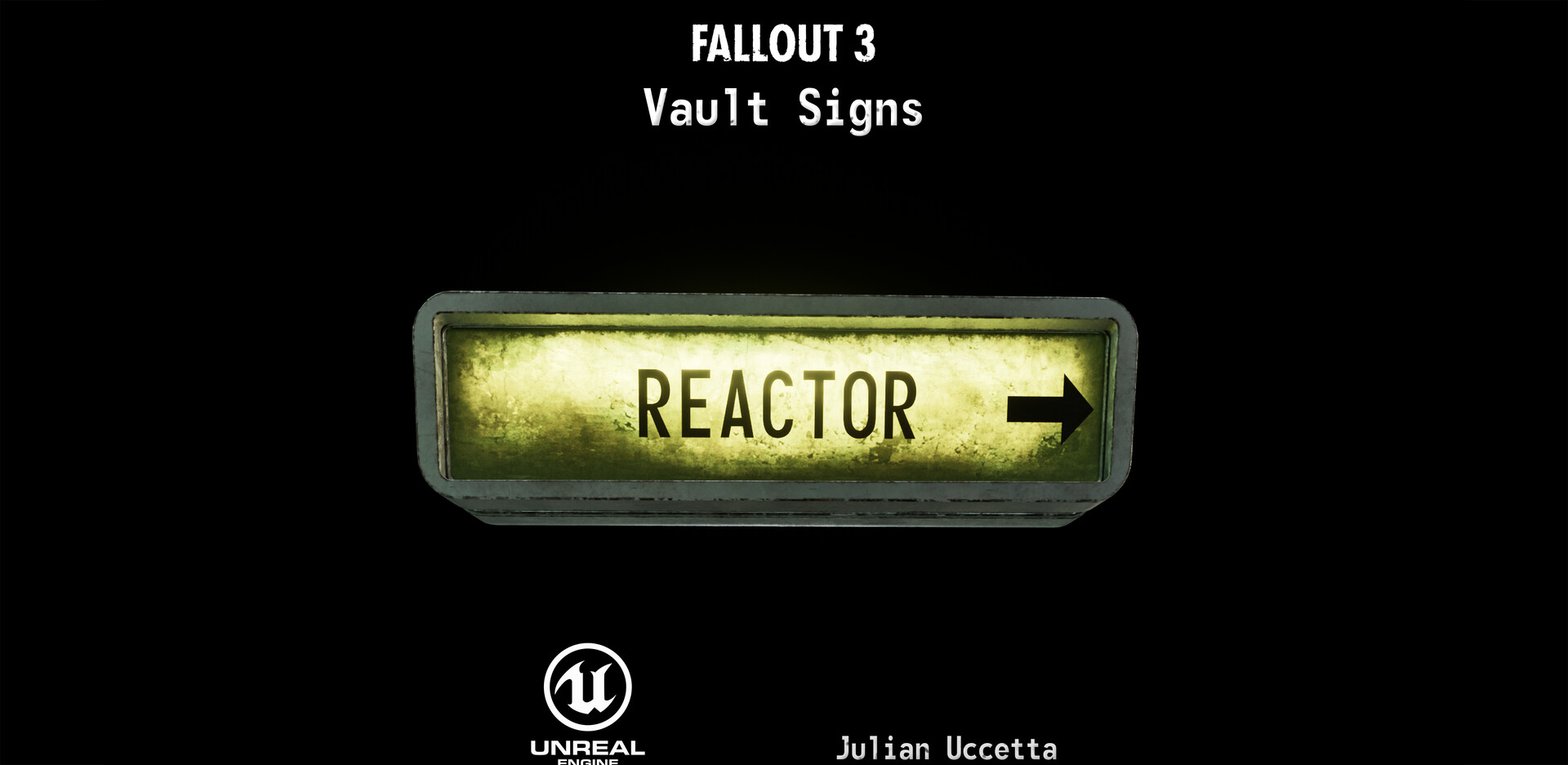 ArtStation - Fallout 3/New Vegas | Vault Signs