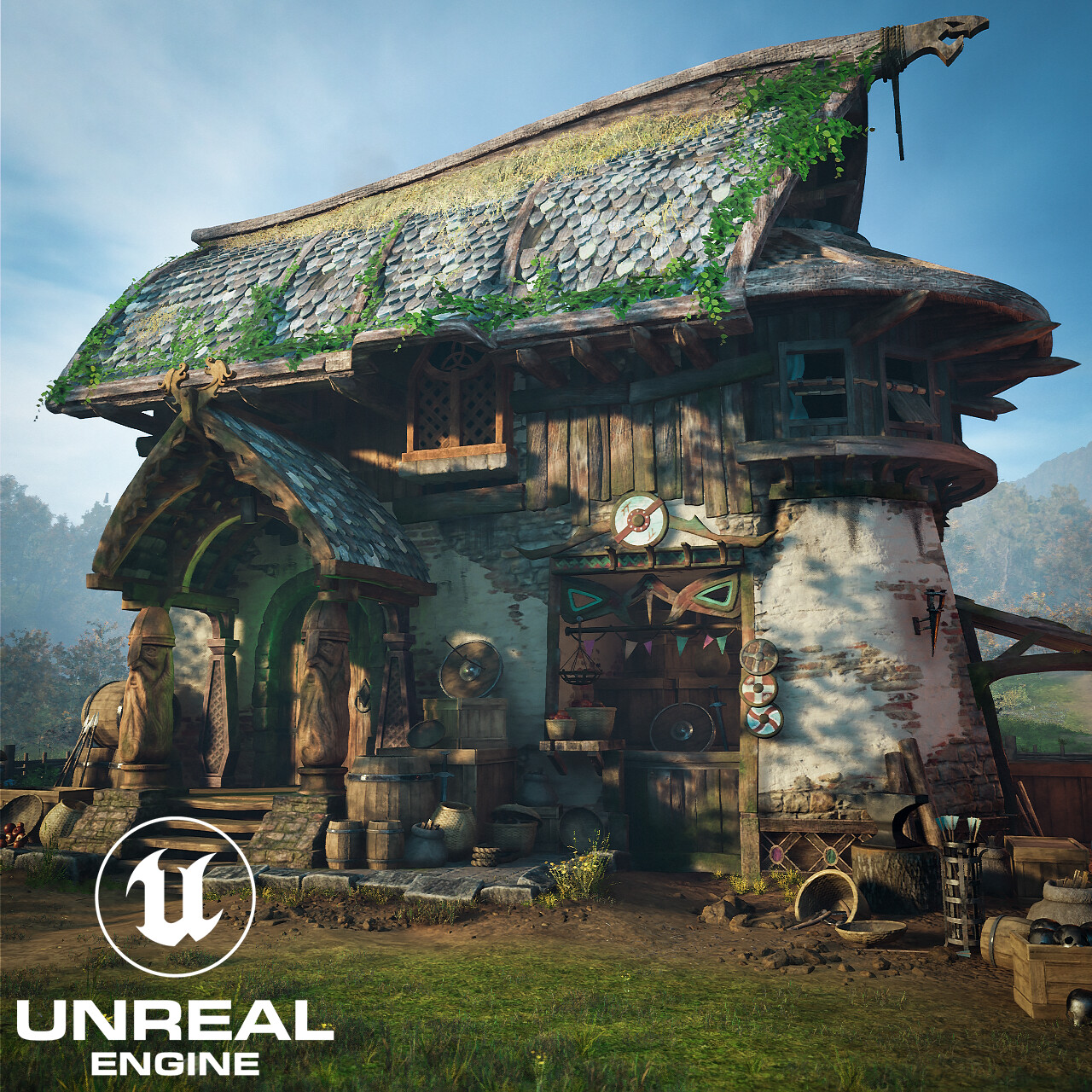 ArtStation - Viking Hut