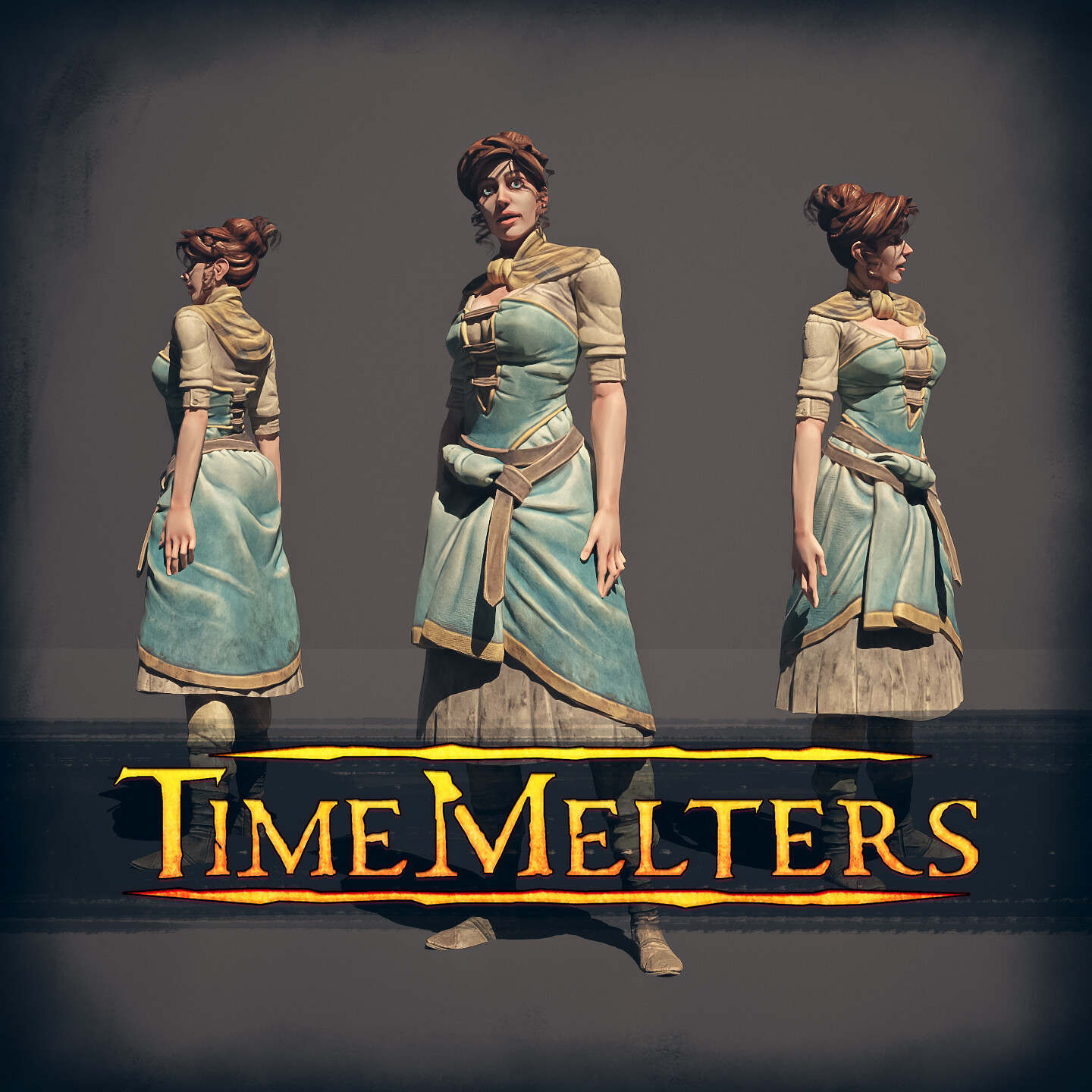 ArtStation - Main character for Autoexec Games project Time Melters