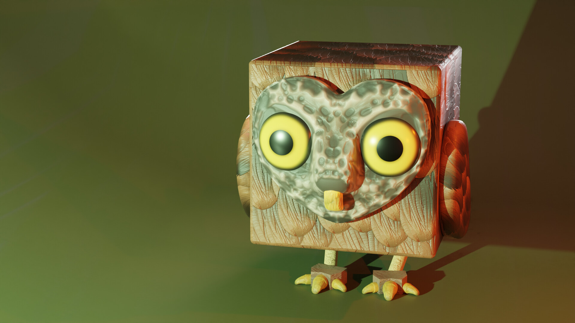 ArtStation - Owl (Blender Practice)