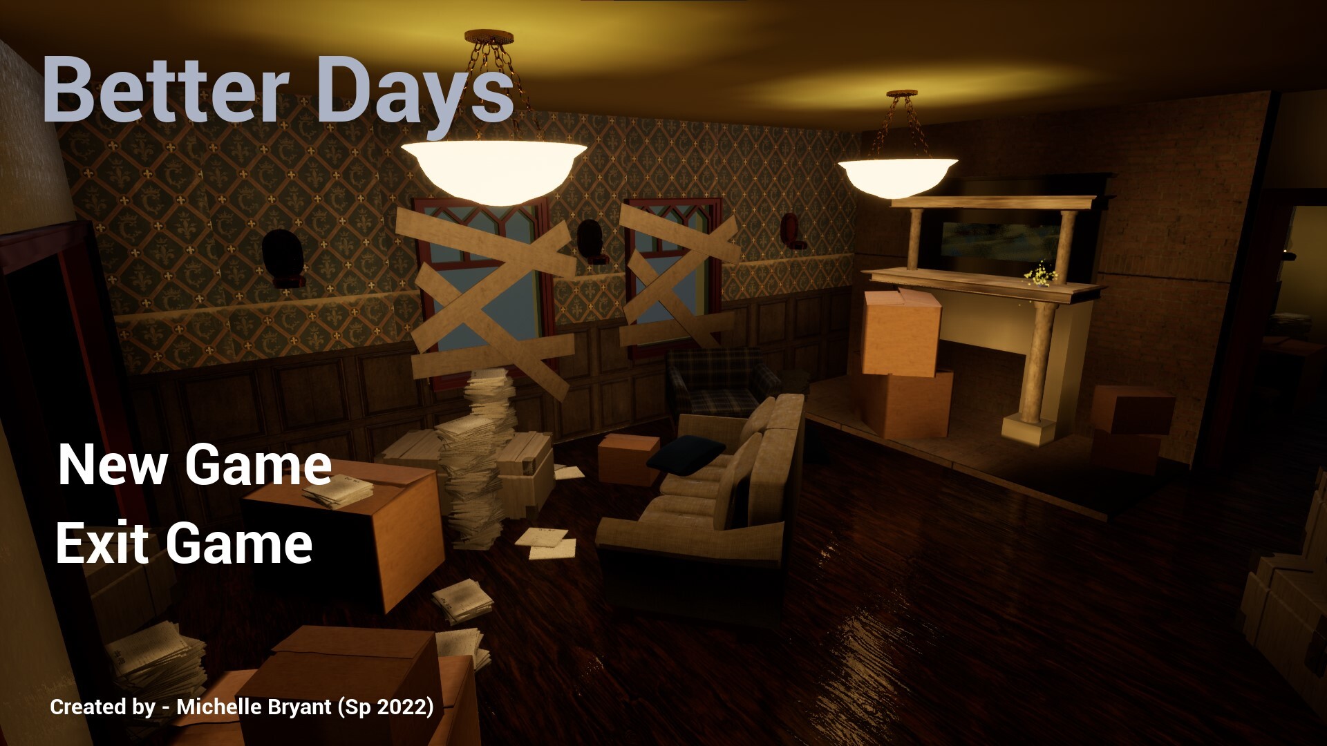 ArtStation - Better Days level created by Michelle Bryant
