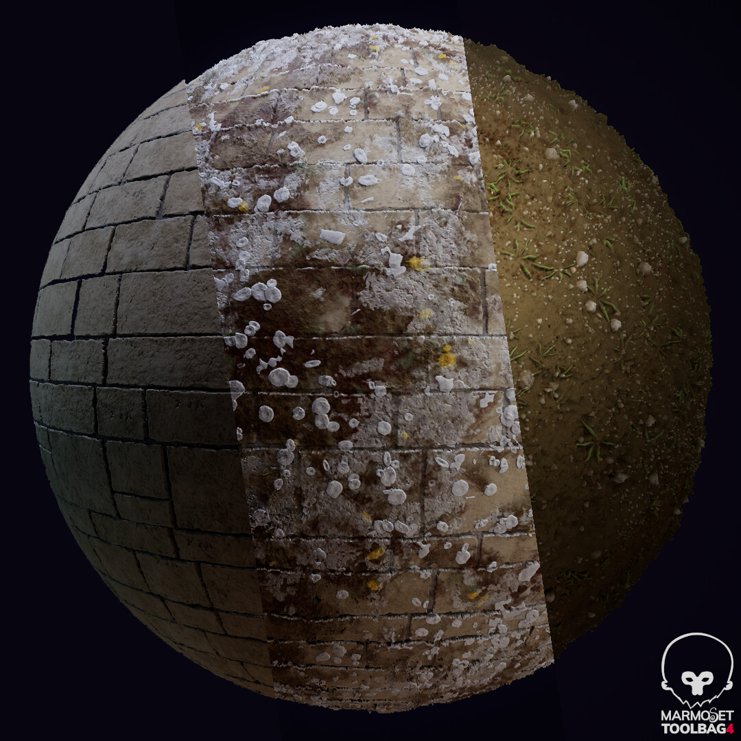 ArtStation - Material practice wall and surfacing