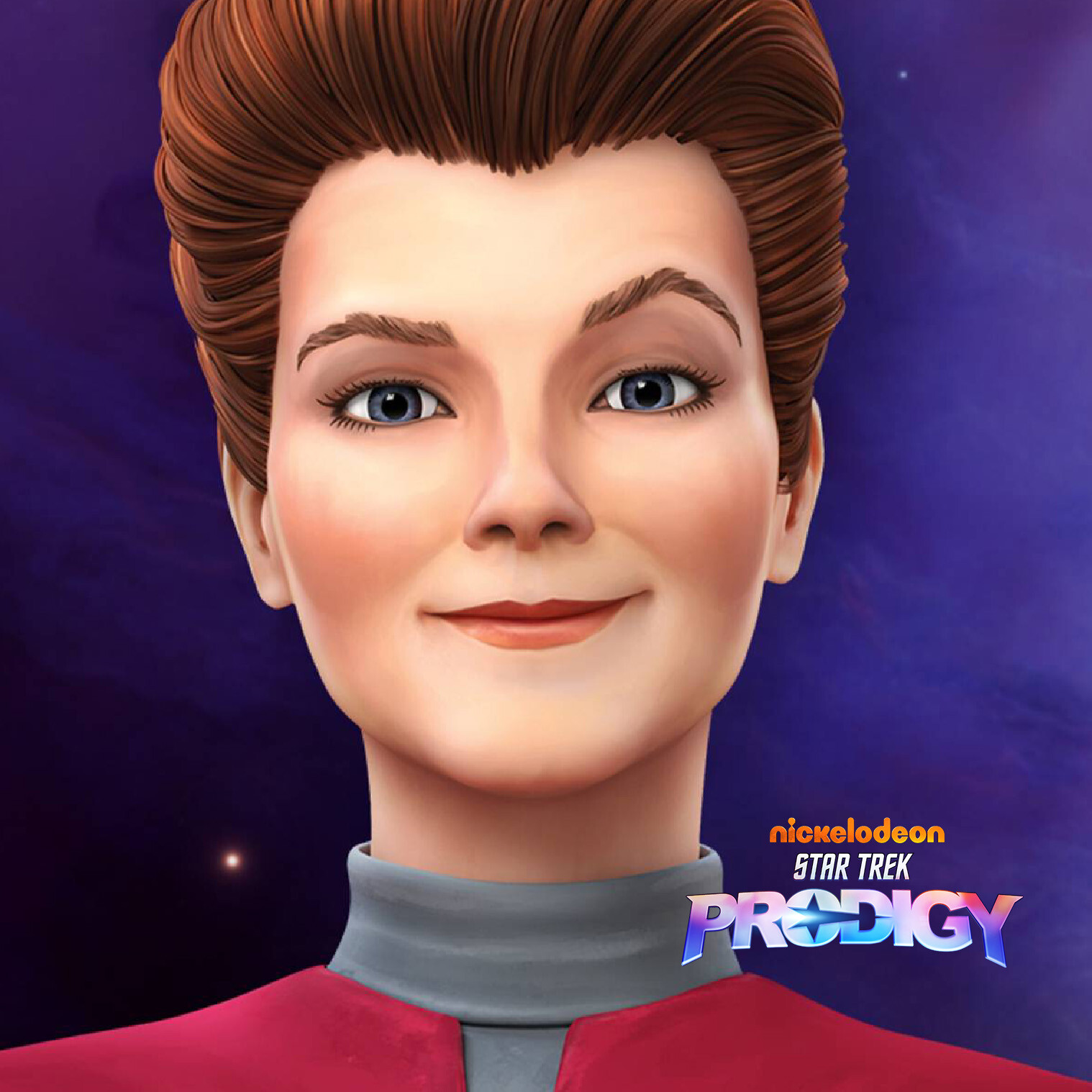 ArtStation - Star Trek: Prodigy "Hologram Janeway"