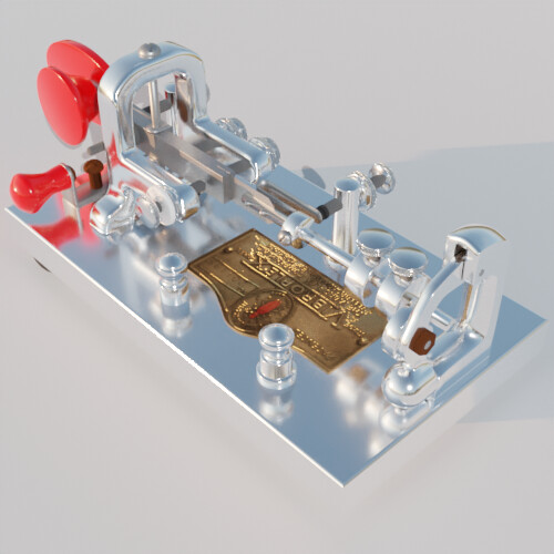 ArtStation - Vibroplex "Bug" semi-automatic key