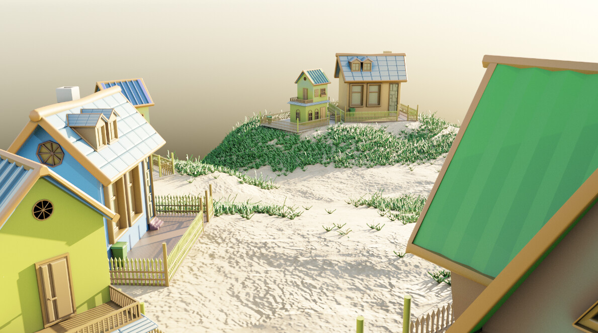 ArtStation - 3D Cartoon Environment Art.