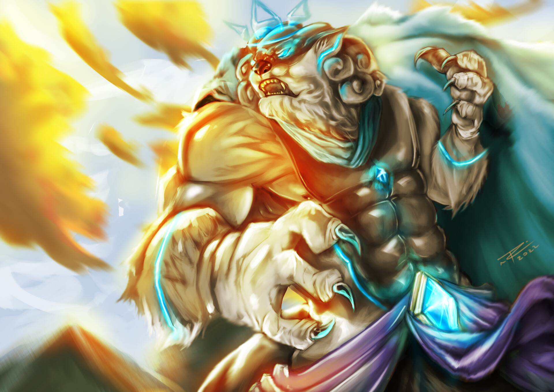 ArtStation - LEON CHAMPION - HUION MASCOT