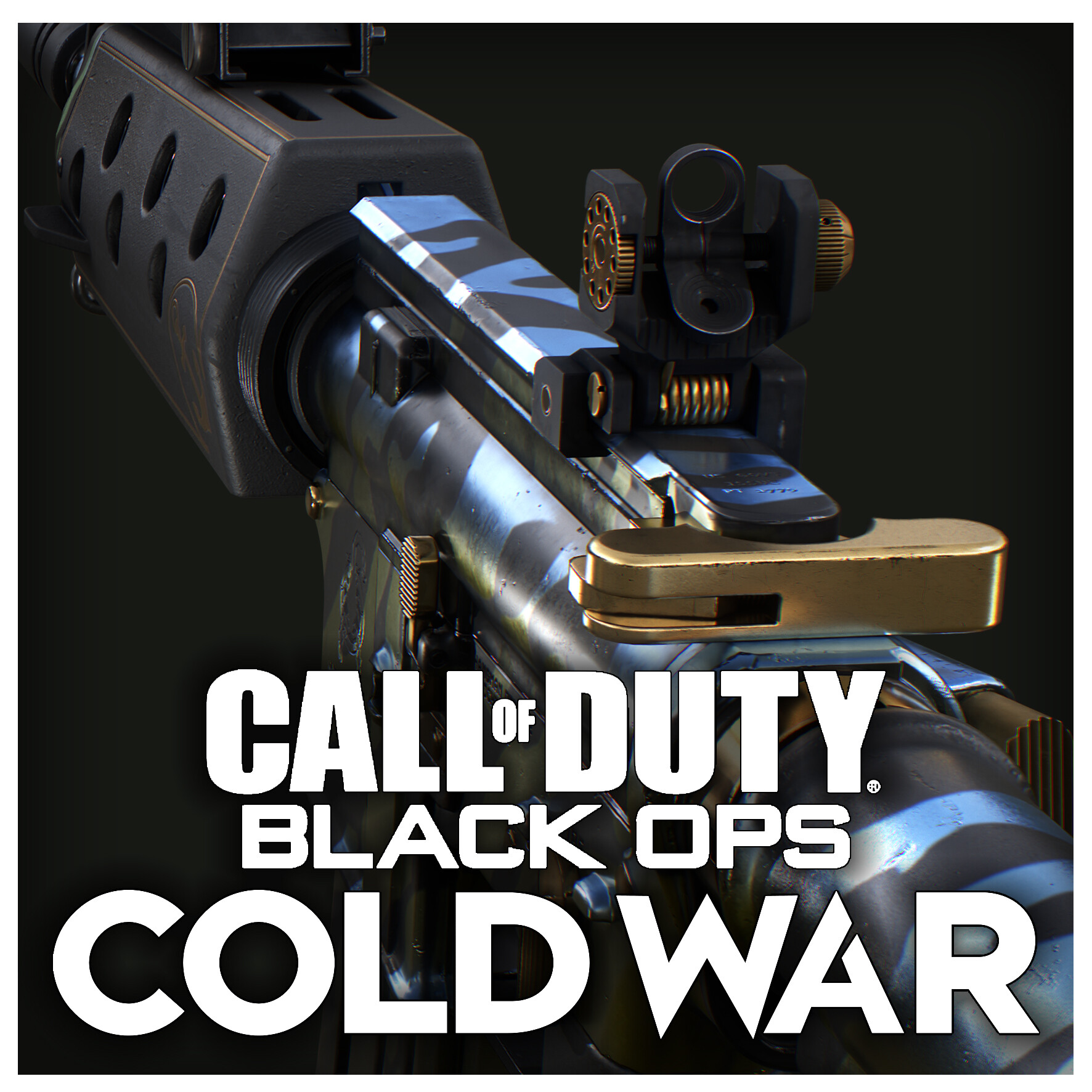 ArtStation - Call of Duty: Black Ops Cold War | "Black Tide" XM4 blueprint