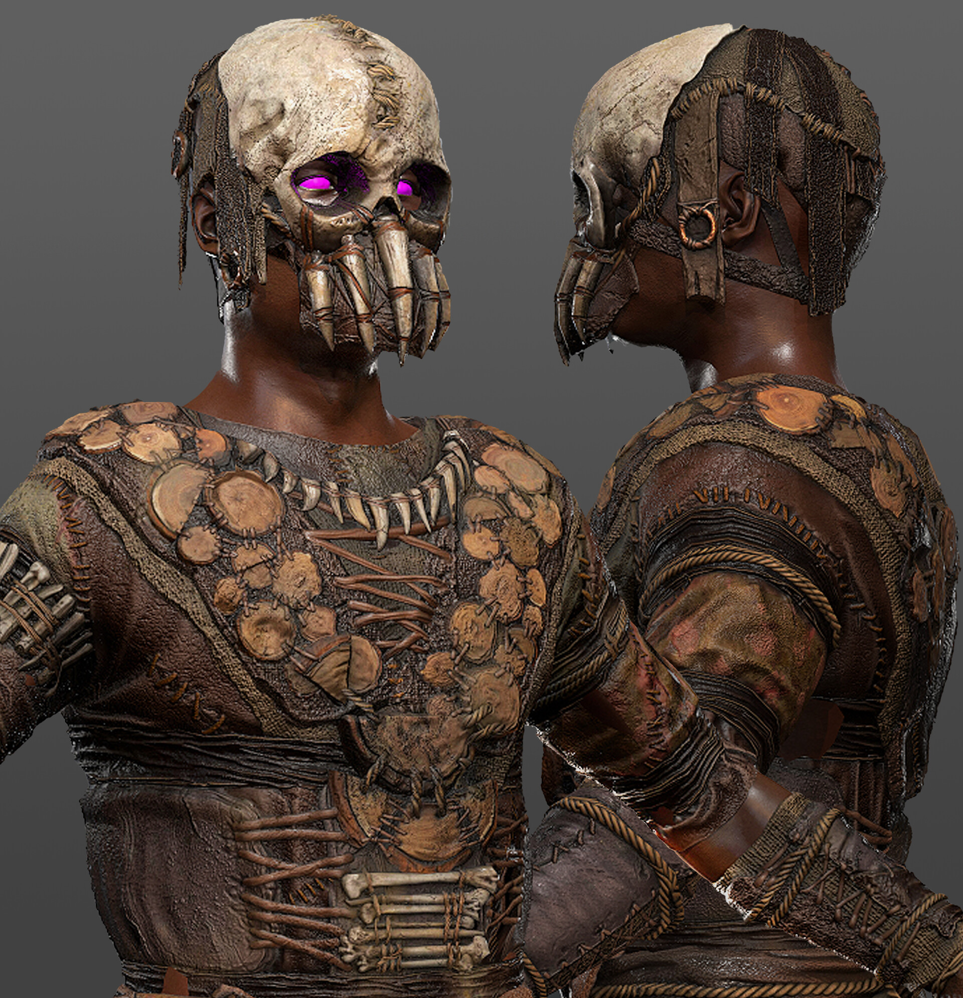 ArtStation - Makeshift Leather Armor Tex