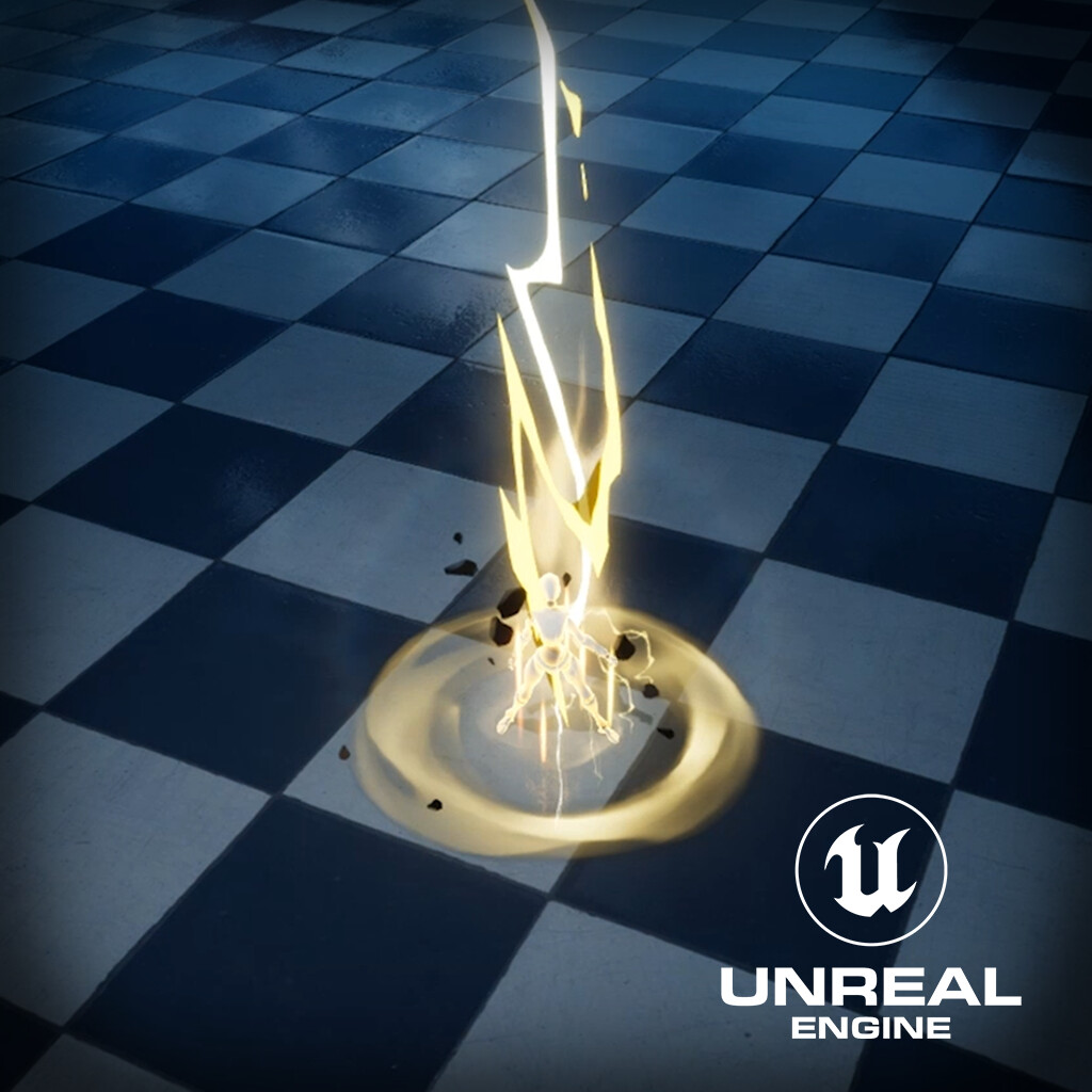 ArtStation - Lightning Buff VFX