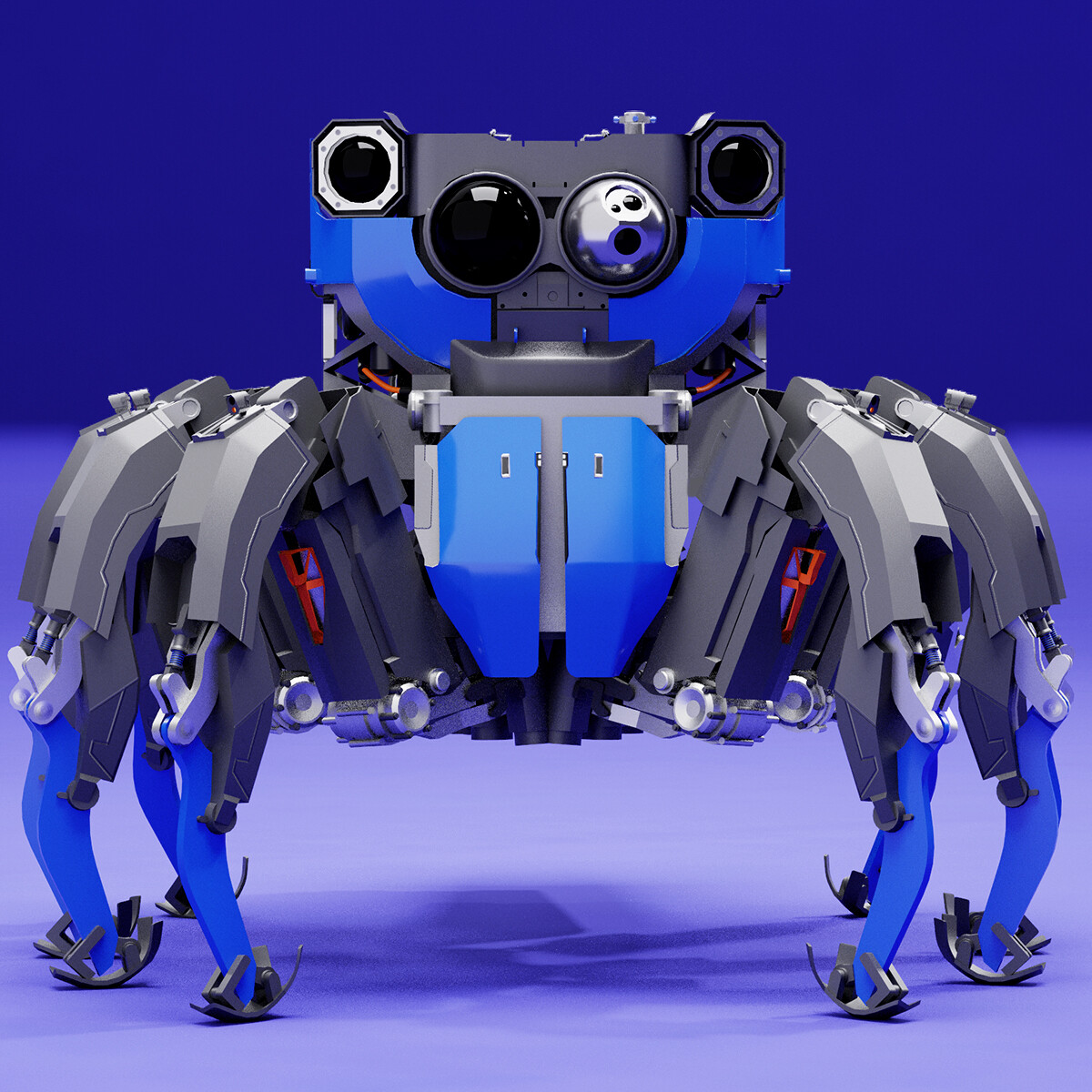 ArtStation - THE JUMPING SPIDER.