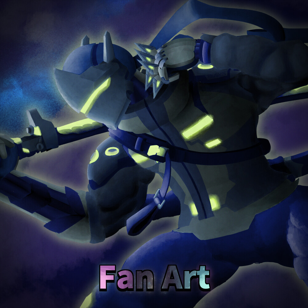 ArtStation - [Fanart] Genji (Overwatch 2)