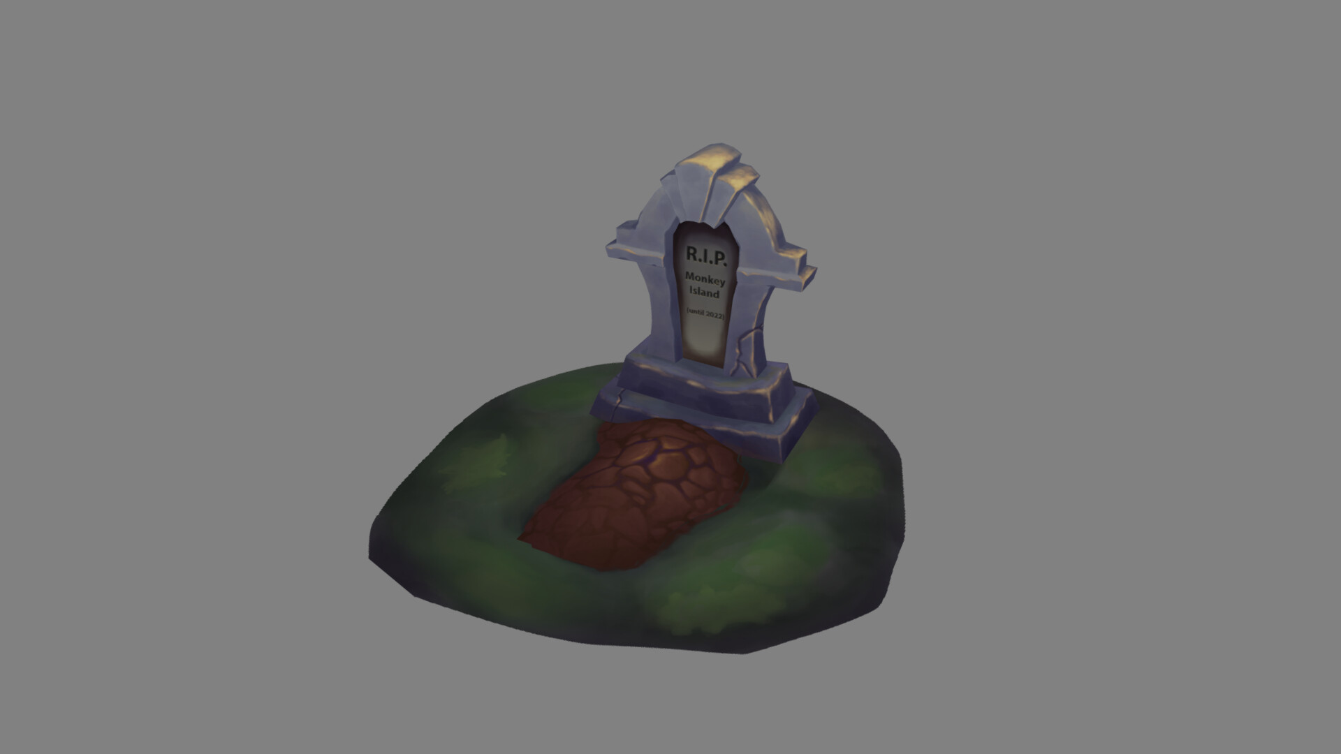 ArtStation - Stylized Tombstone