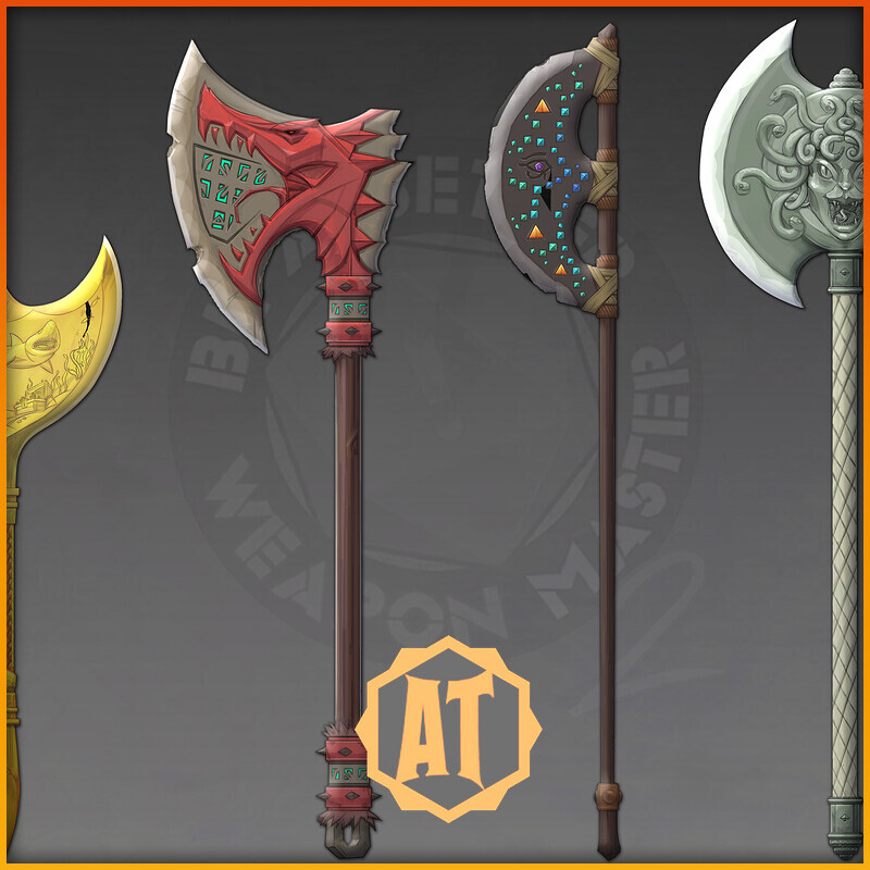 ArtStation - Absolute Tabletop | Axes and Maces