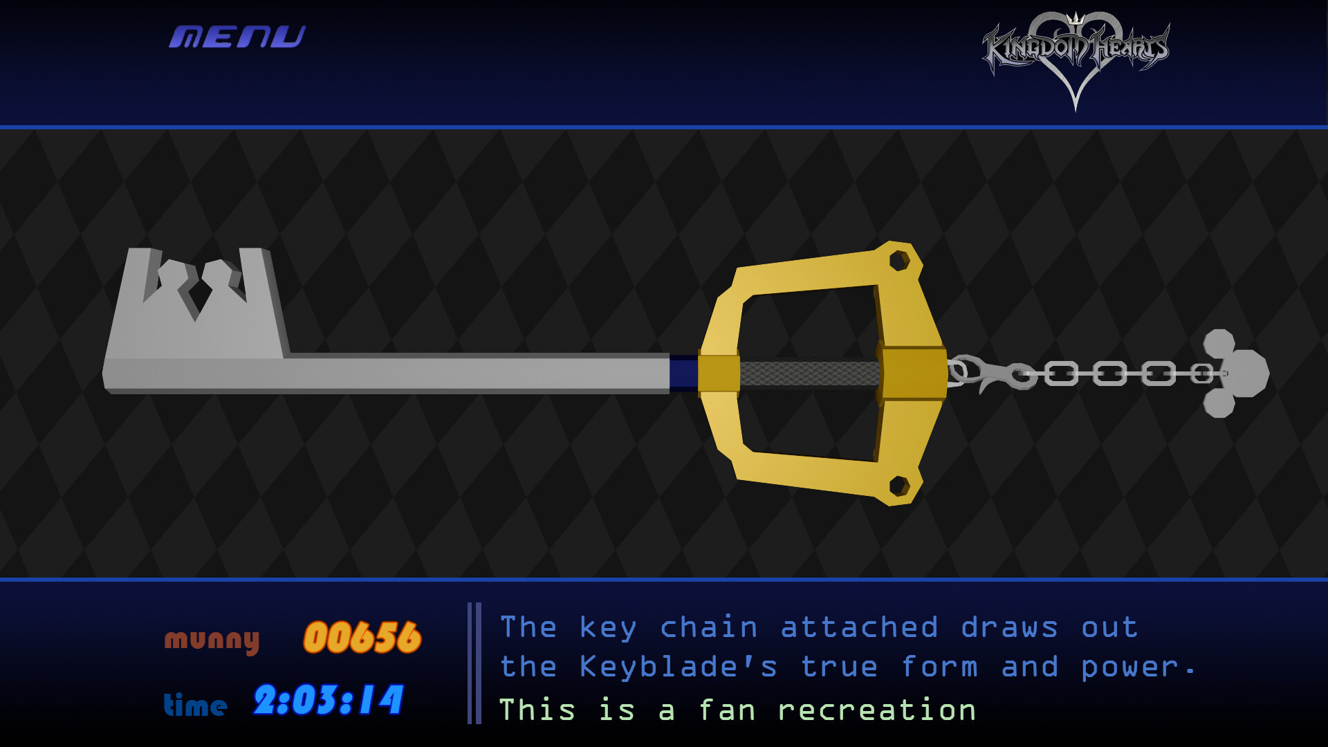 ArtStation - Kingdom Key Recreation (Kingdom Hearts)