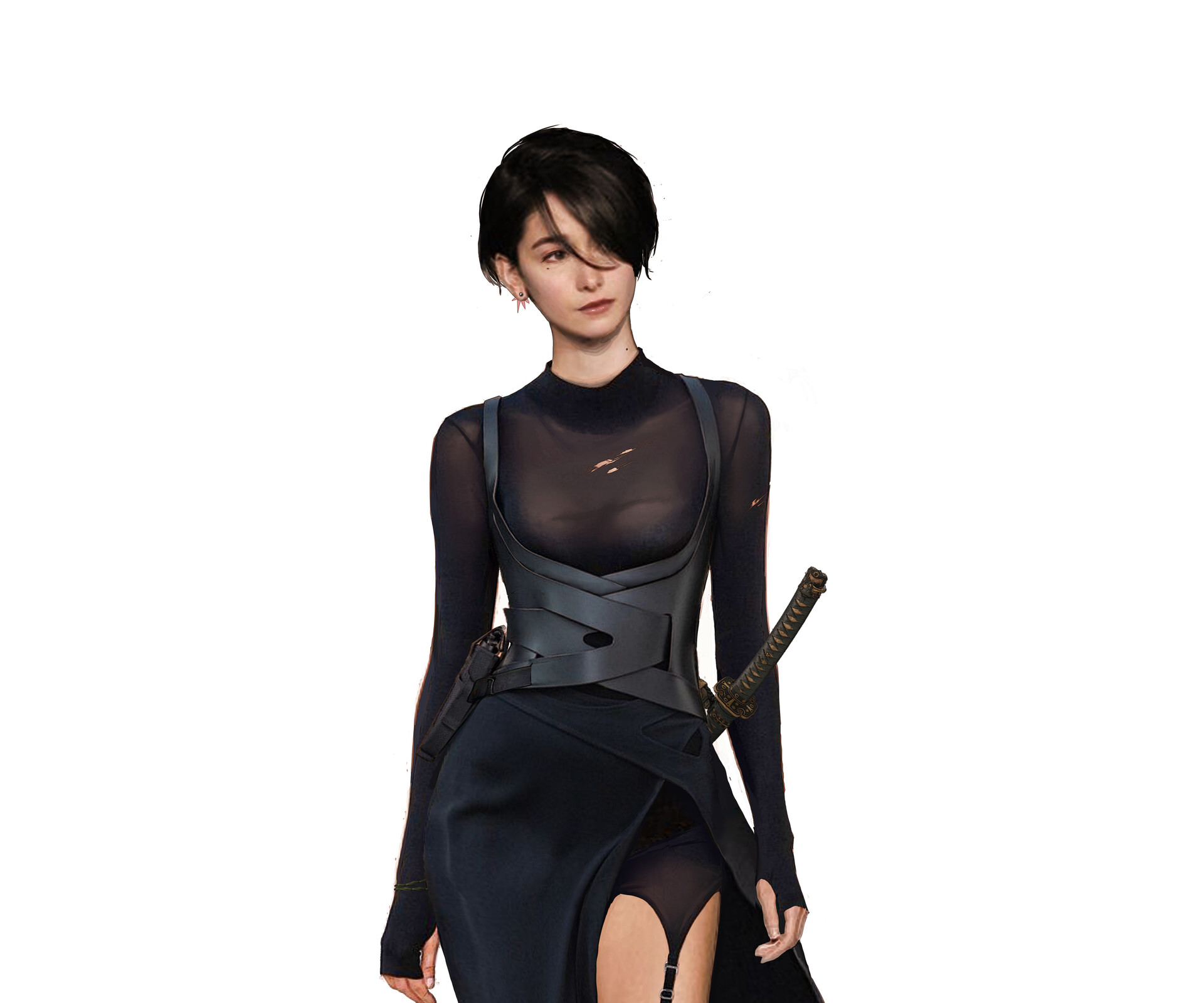 ArtStation - Quick practice - Bond girl