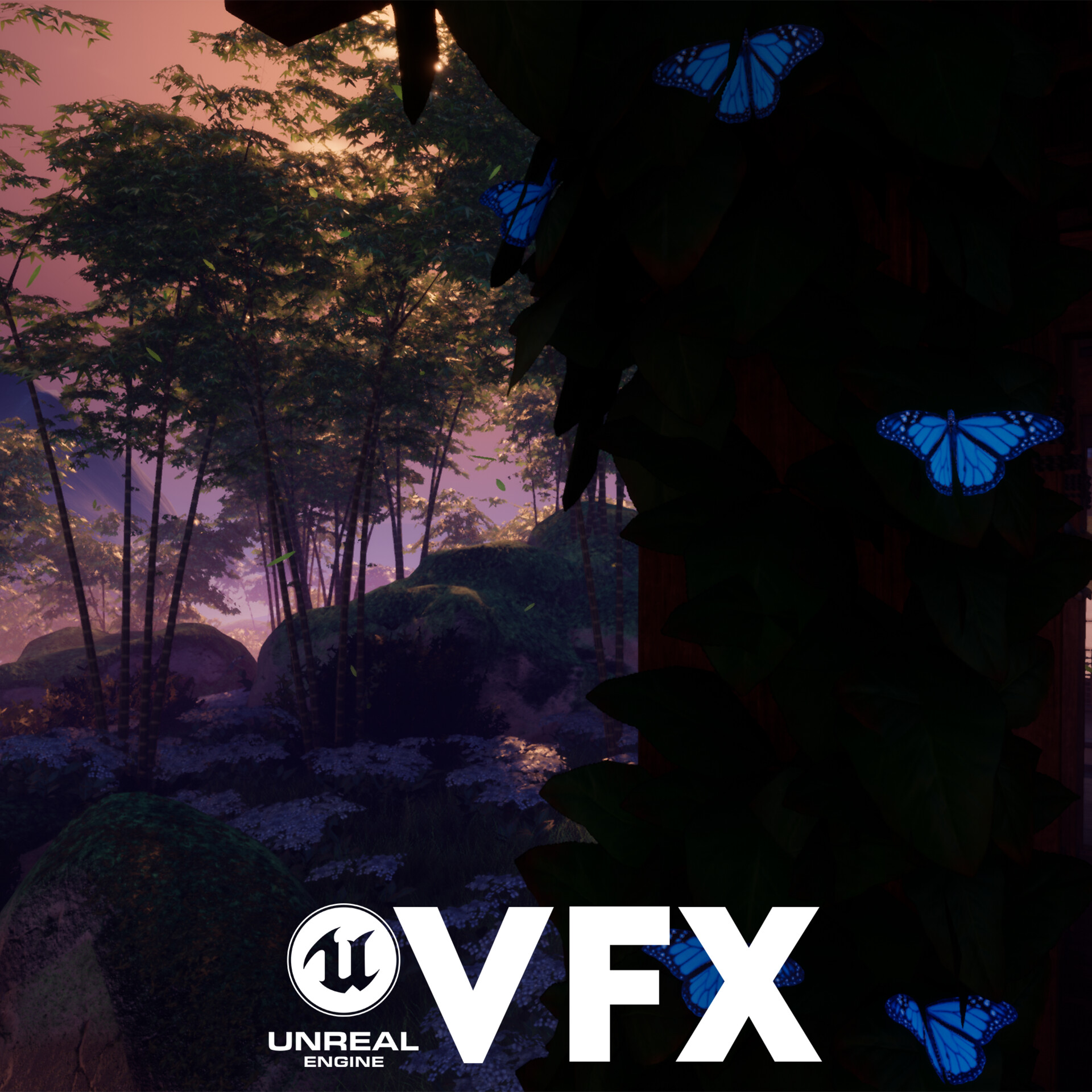 ArtStation - Butterfly Swarm