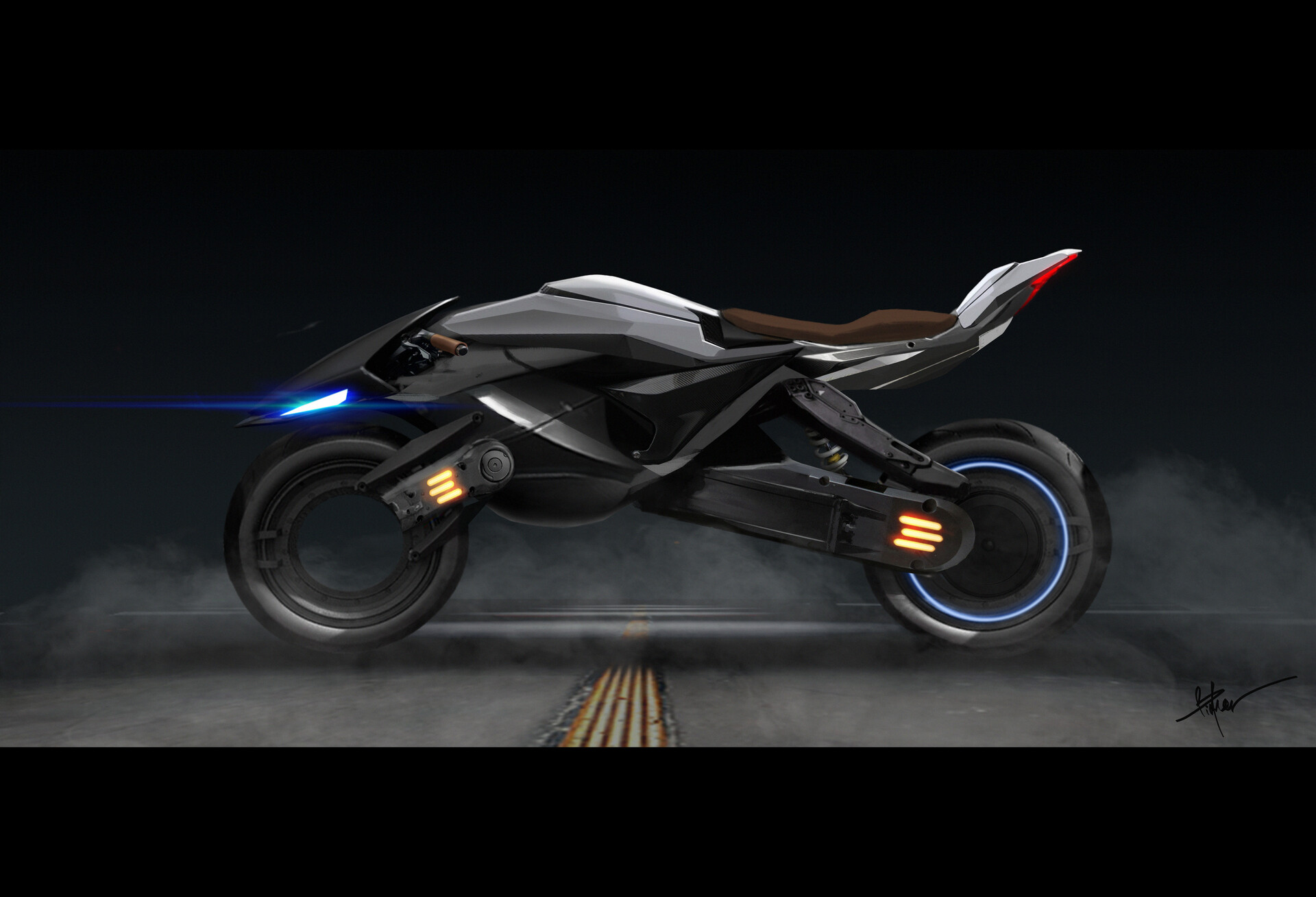 ArtStation - Cyberpunk Bike