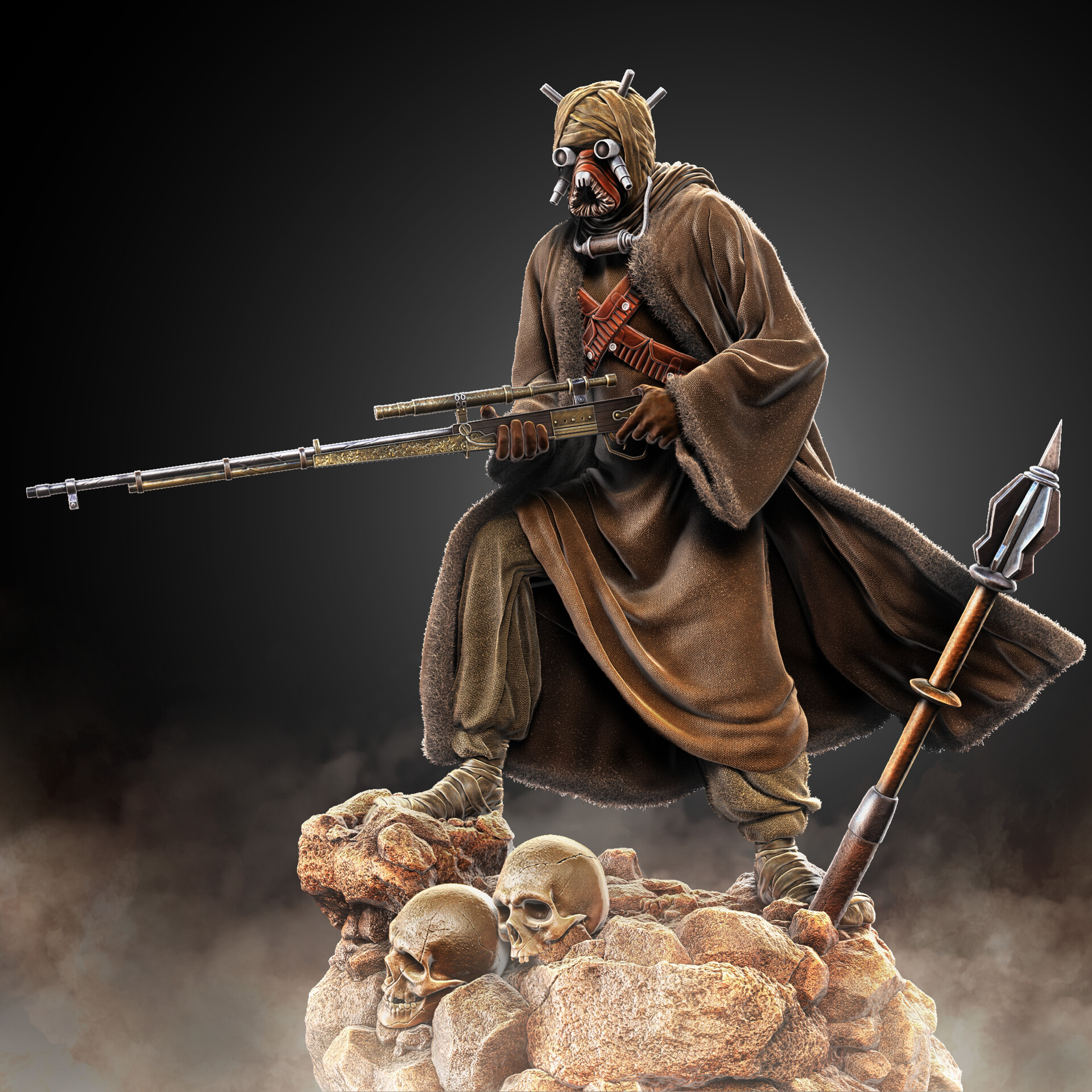 ArtStation - Tusken for 3D printing