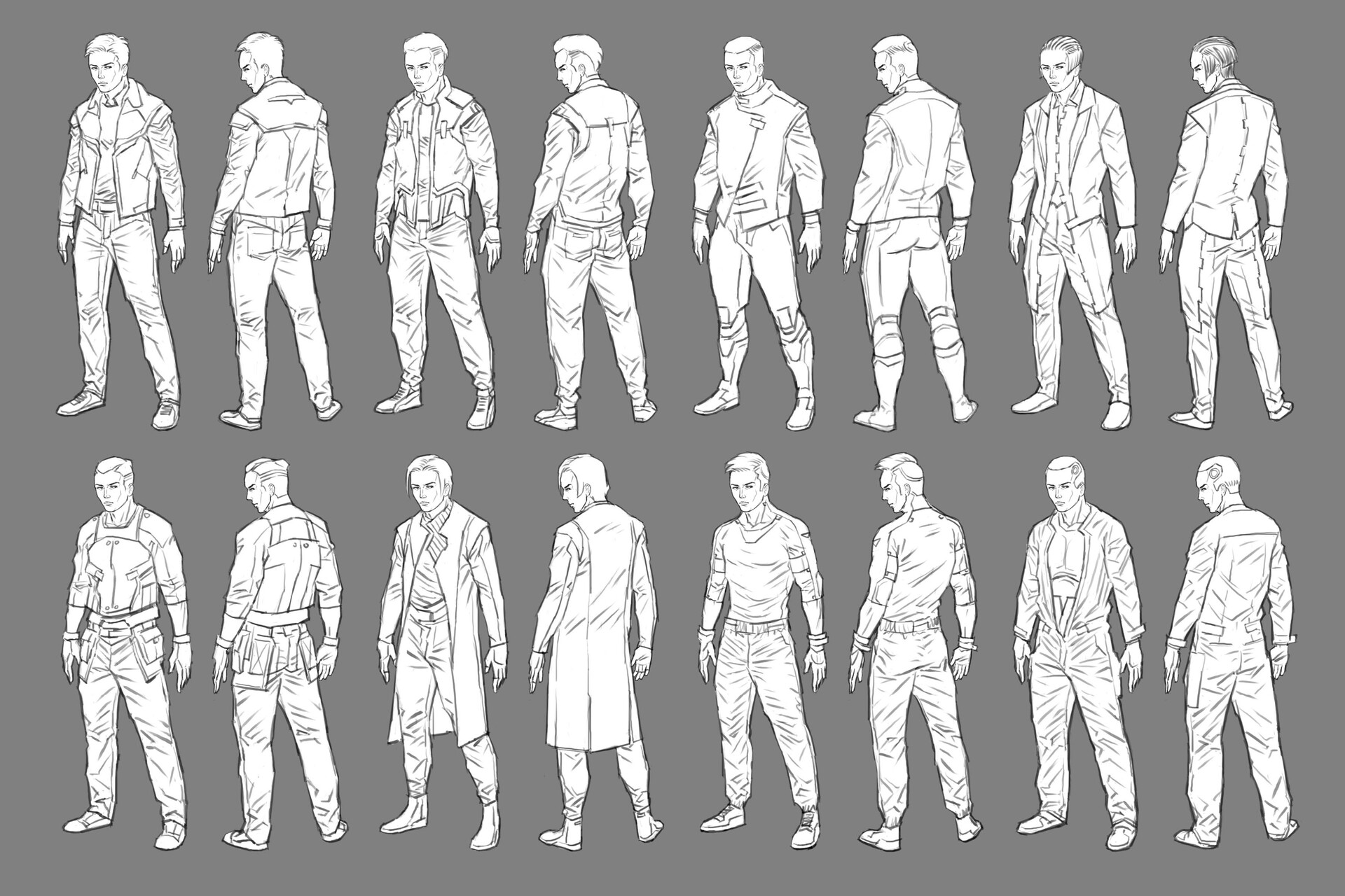 ArtStation - Character Sketches